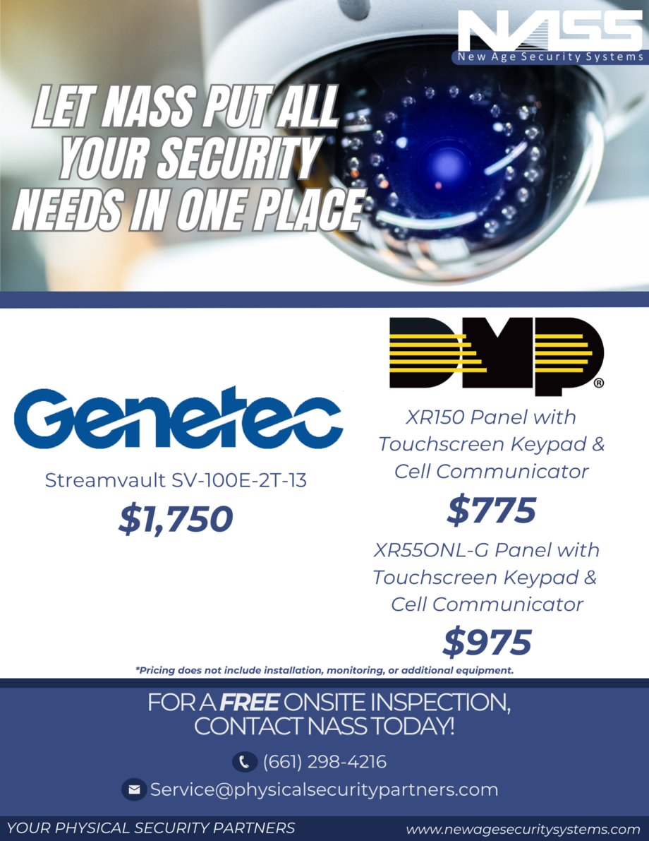 Promotions & News – New Age Security Systems